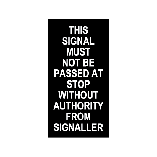 Prohibitive signs | RailSafe