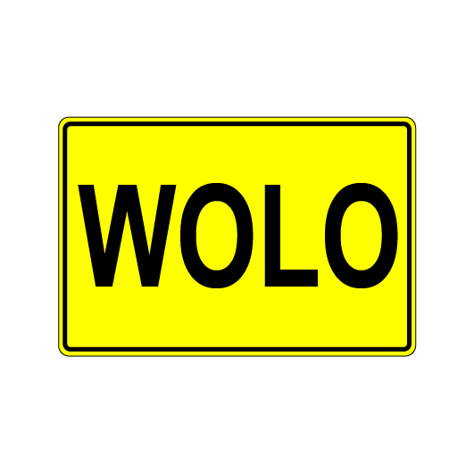 WOLO speed restriction signs | RailSafe