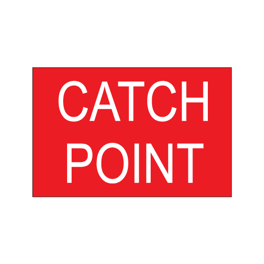 CATCH POINT signs | RailSafe
