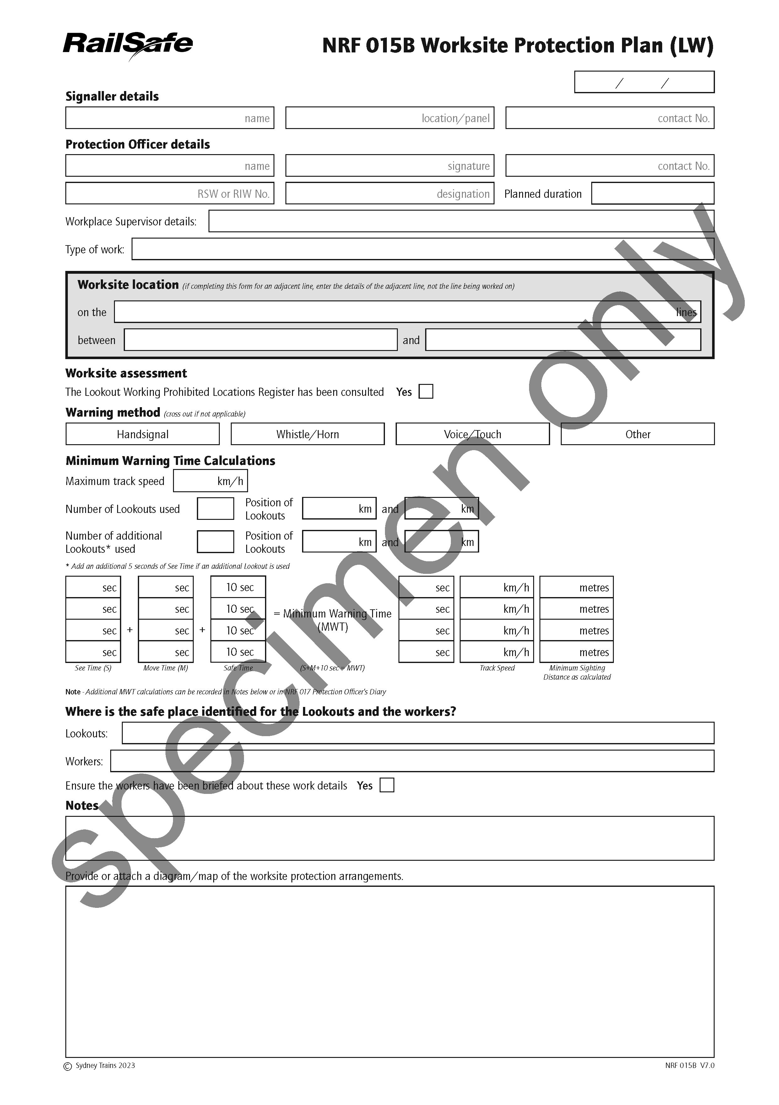NPR 015 Using a Worksite Protection Plan | RailSafe