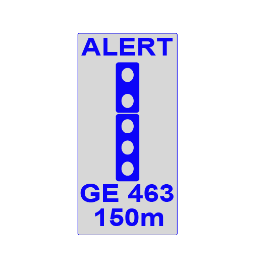 SIGNAL AHEAD signs and SIGNAL ALERT signs | RailSafe
