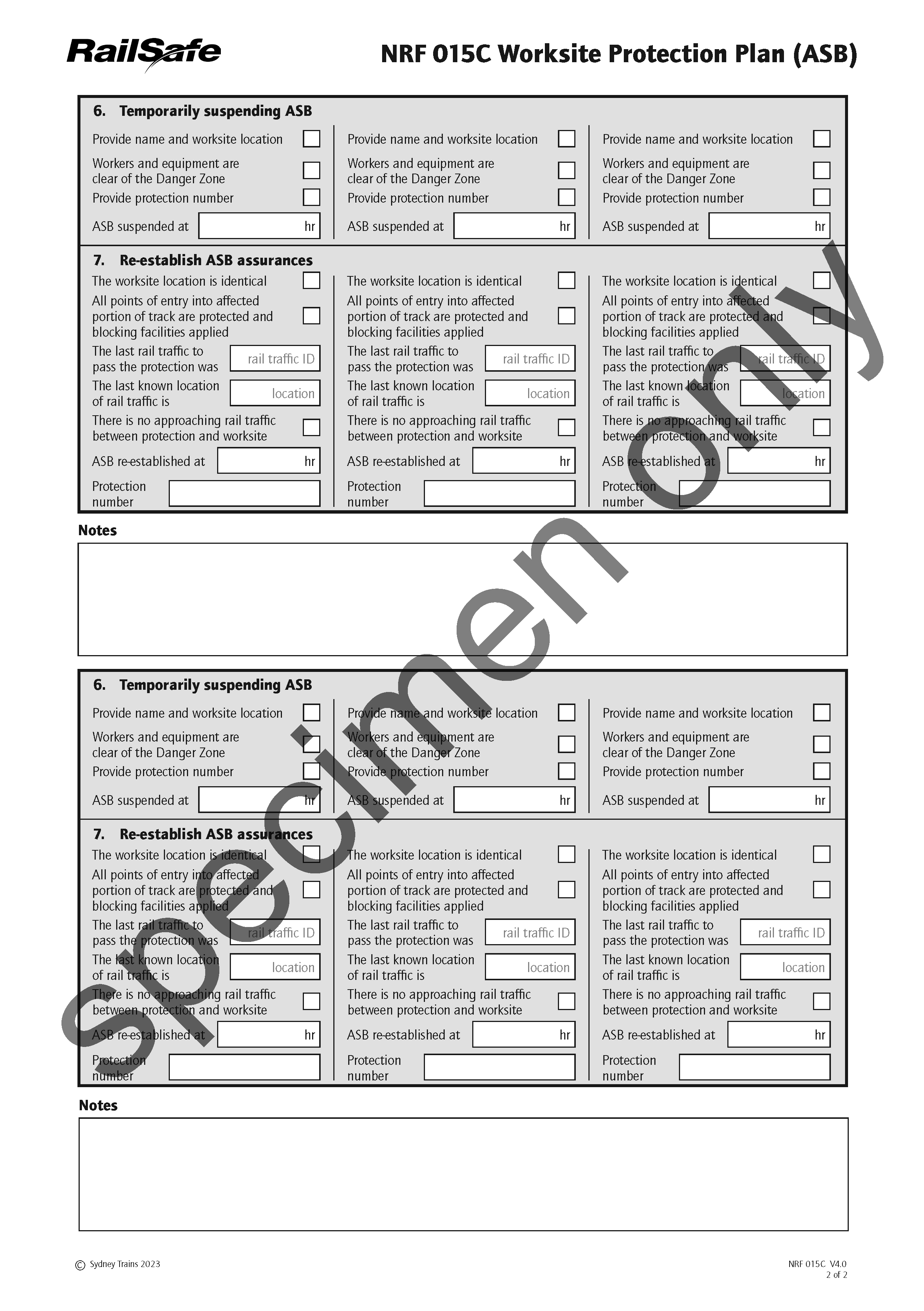 NPR 015 Using a Worksite Protection Plan | RailSafe