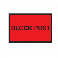 BLOCK POST signs | RailSafe